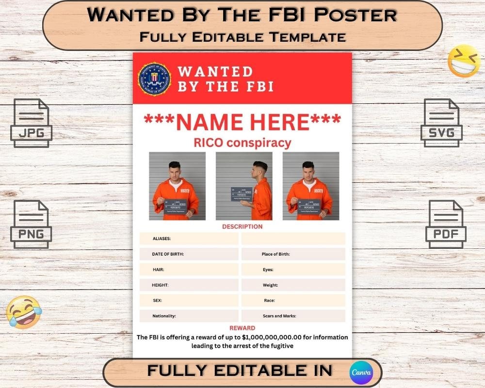 Fbi Most Wanted Sign