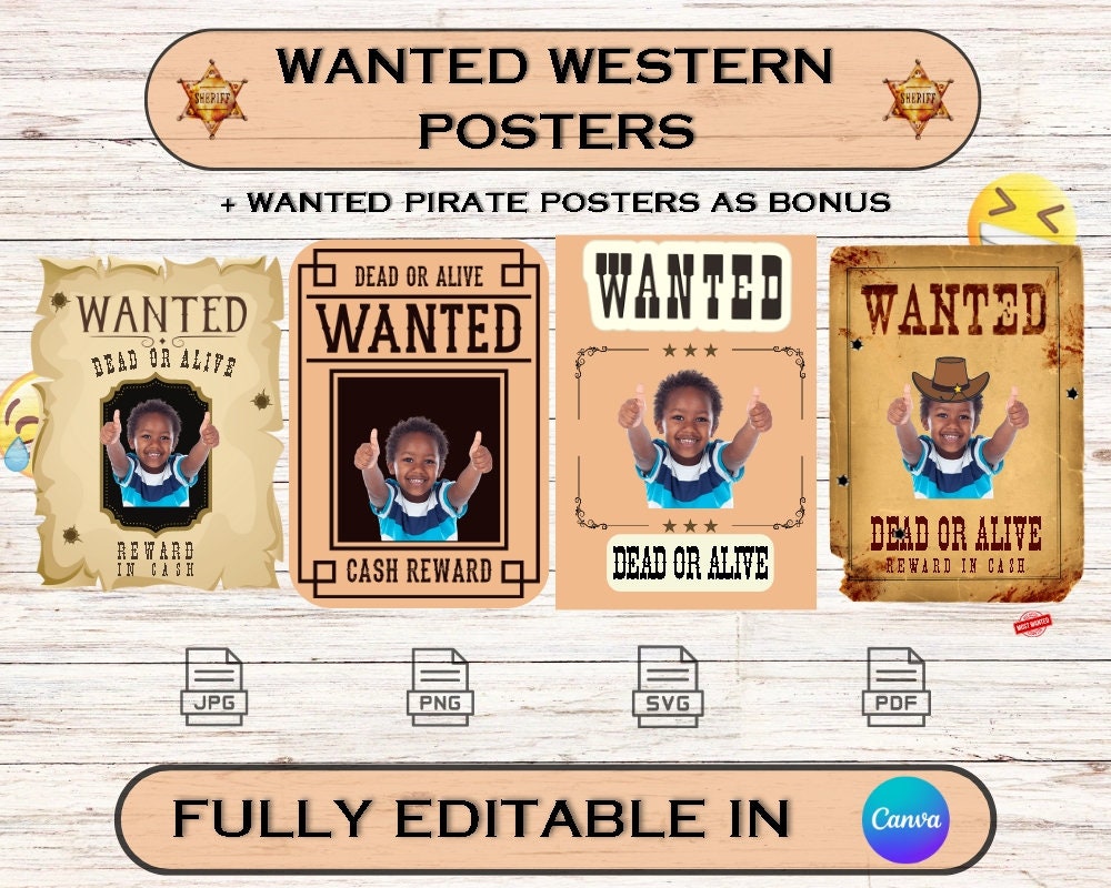 Wanted Poster For Kids