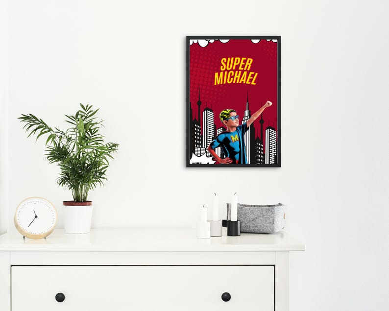 Custom Superhero Comic Book Cover Fully Editable Your Own Comic Book ...