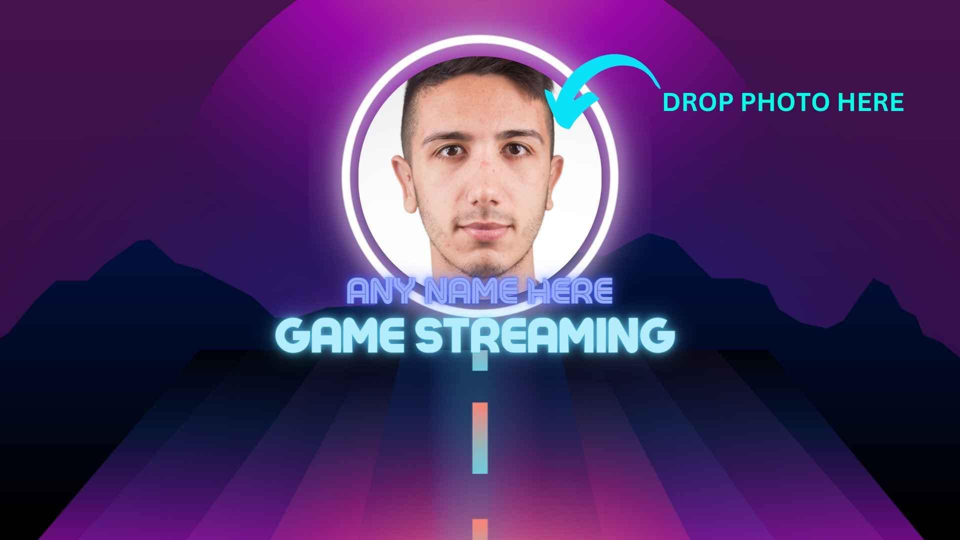 20 Fully Editable Stunning Neon-style Gaming Youtube Banners - Etsy