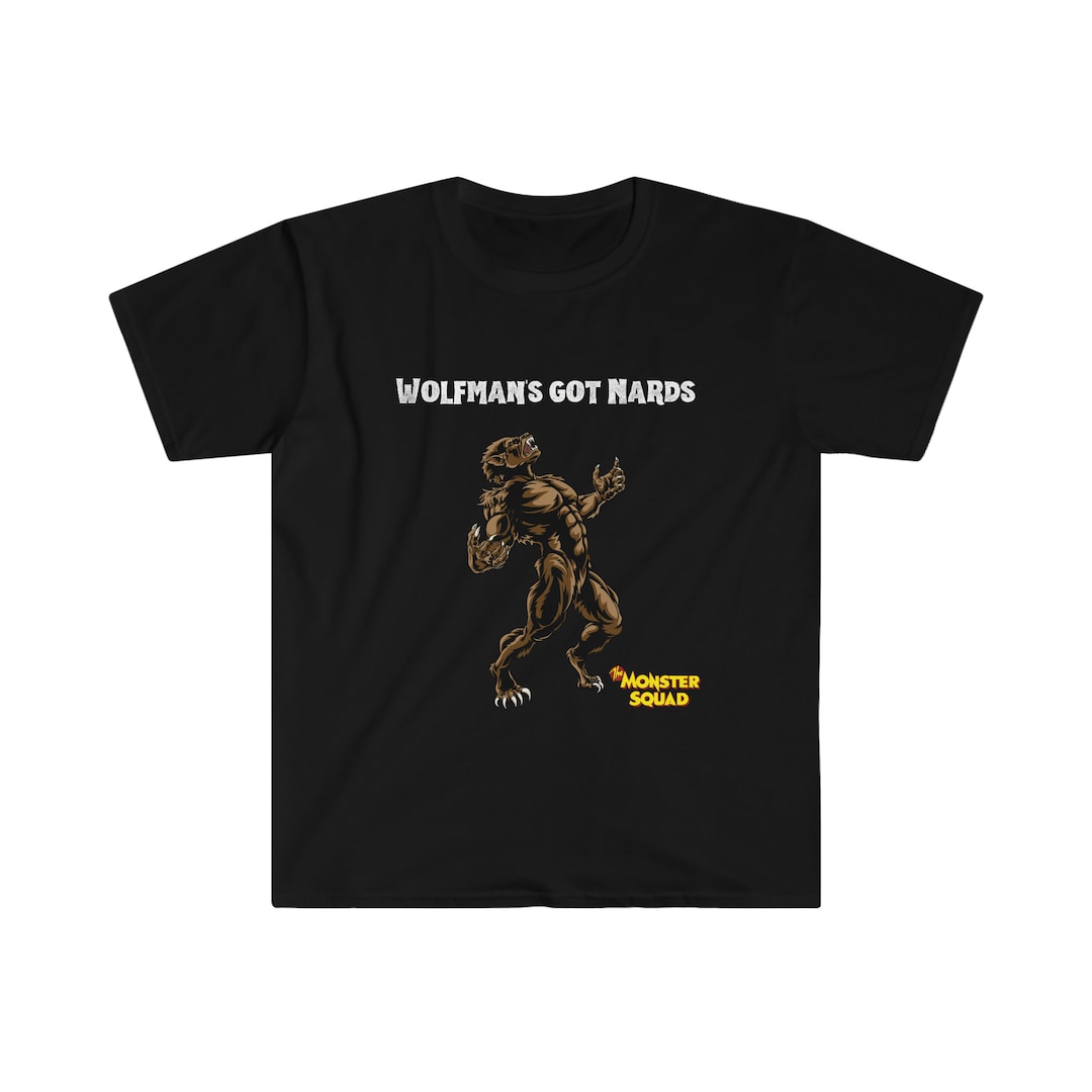 Wolfman's Got Nards T-shirt, Monster Squad Shirt, Halloween Shirt, 80s ...