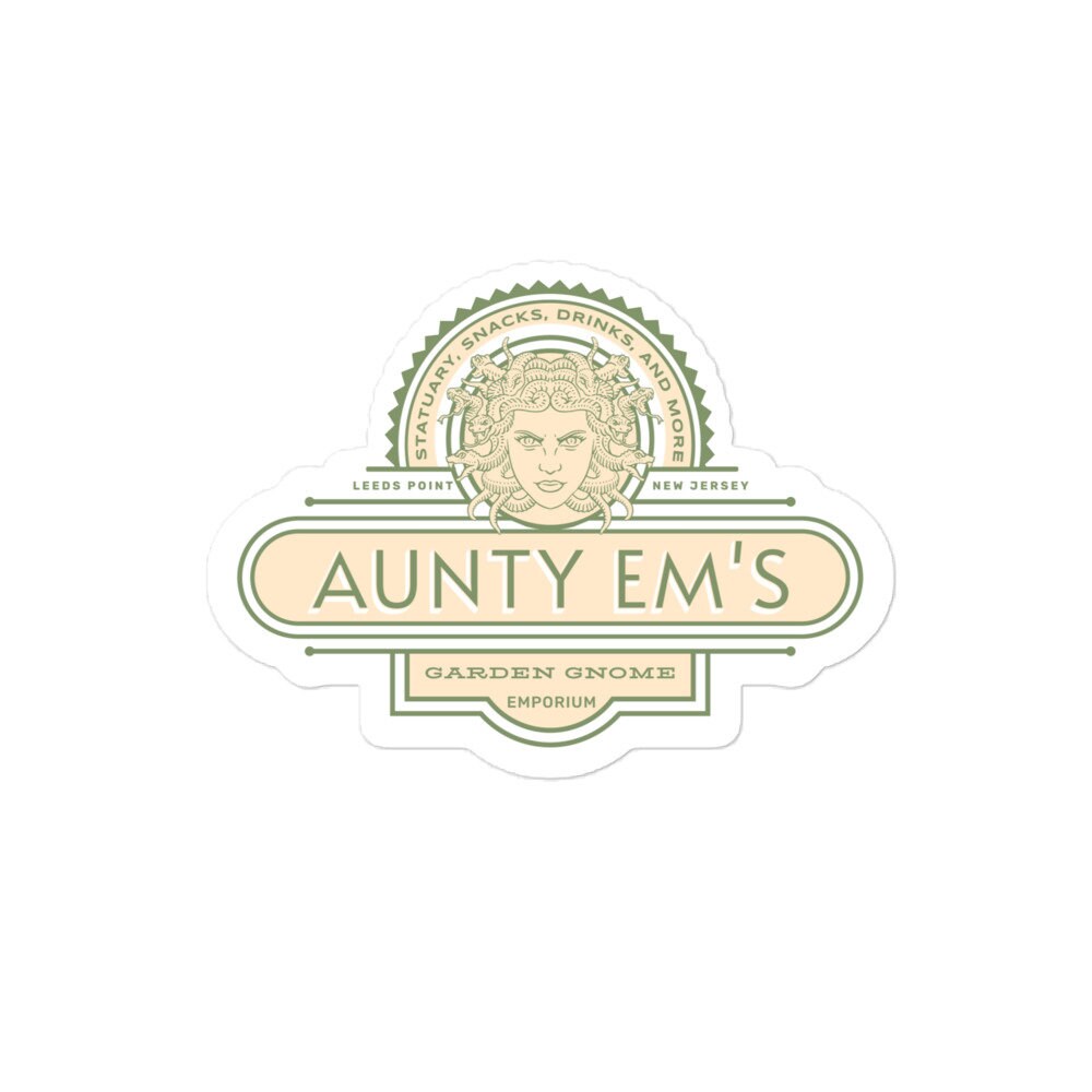 Percy Jackson Aunty Em's Statuary Sticker - Etsy