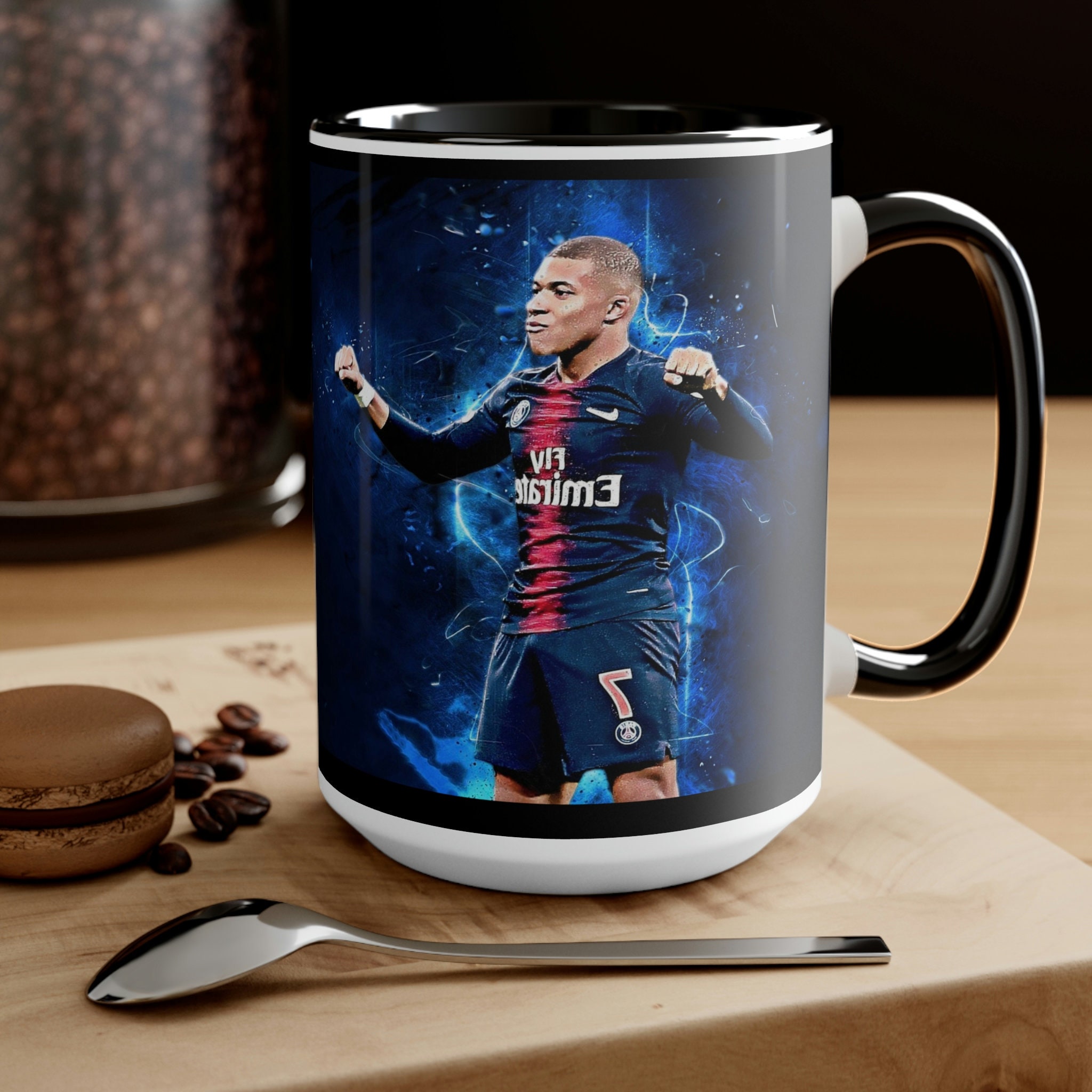 Kylian Mbappe Coffee Mug, 15oz - Etsy