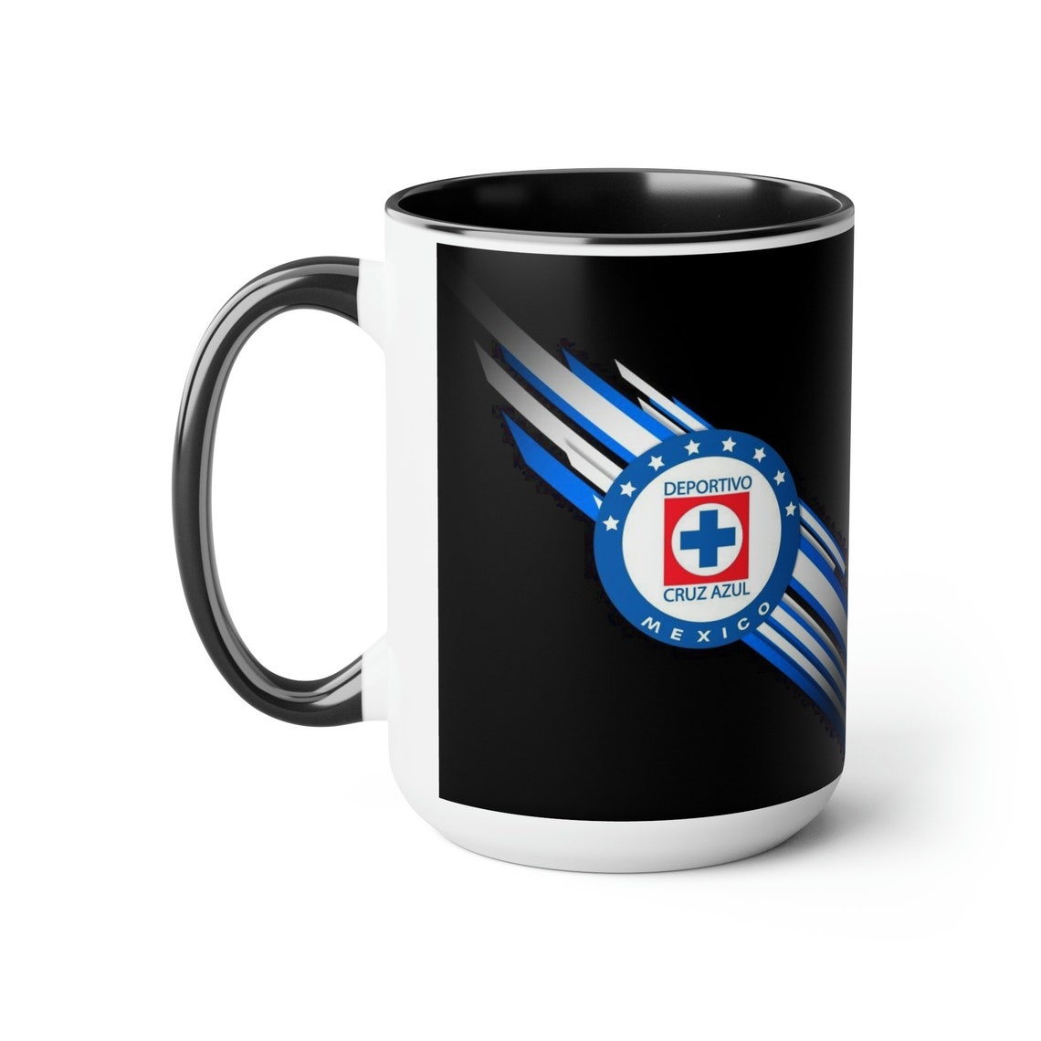 Cruz Azul, Cruz Azul Mug, Deportivo Cruz Azul, Two-tone Coffee Mugs ...