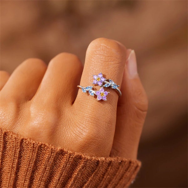 Forget Me Not Ring - Etsy