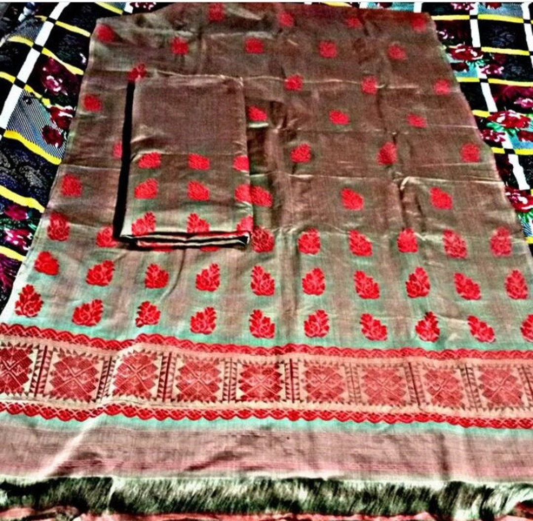 Assam Silk Traditional Dress for Women From Assam India - Etsy