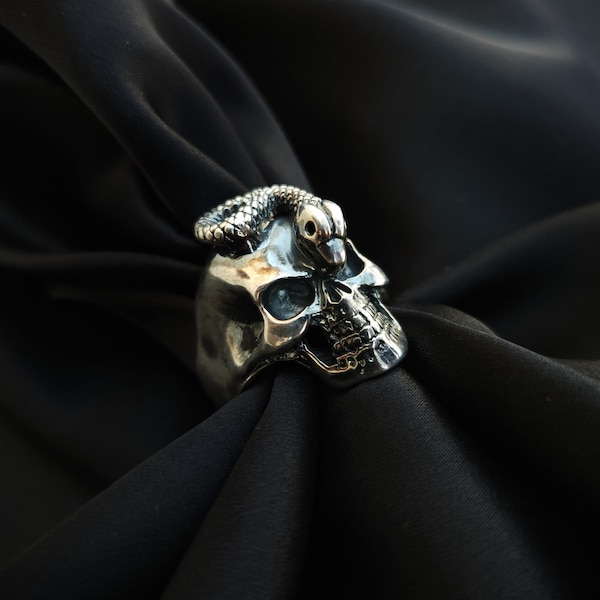Cliff Burton Skull Ring - Etsy