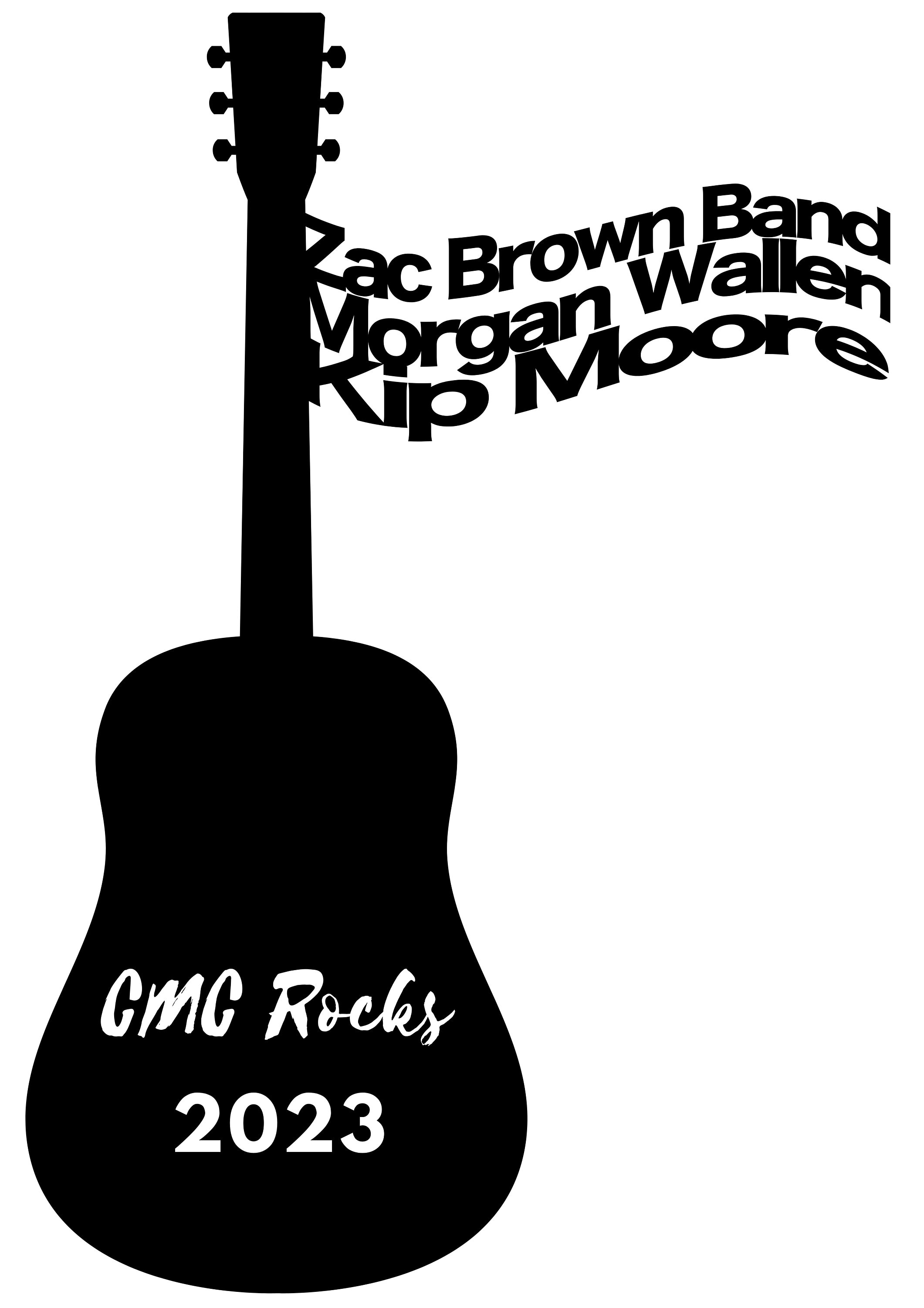 CMC Rocks 2023 Lineup Listing. Morgan Wallen Zac Brown Kip - Etsy