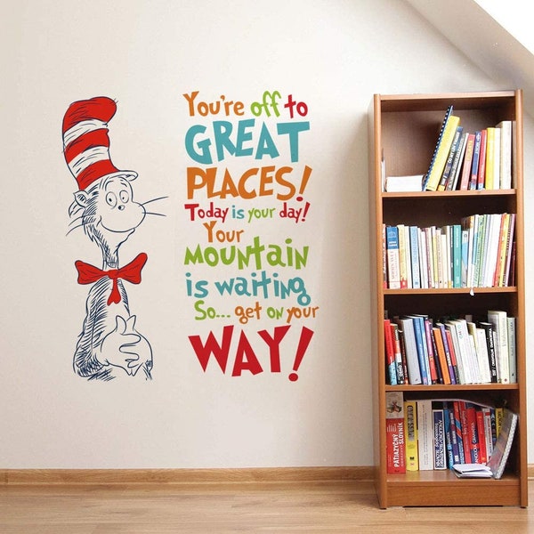 Dr Seuss Wall Decal - Etsy