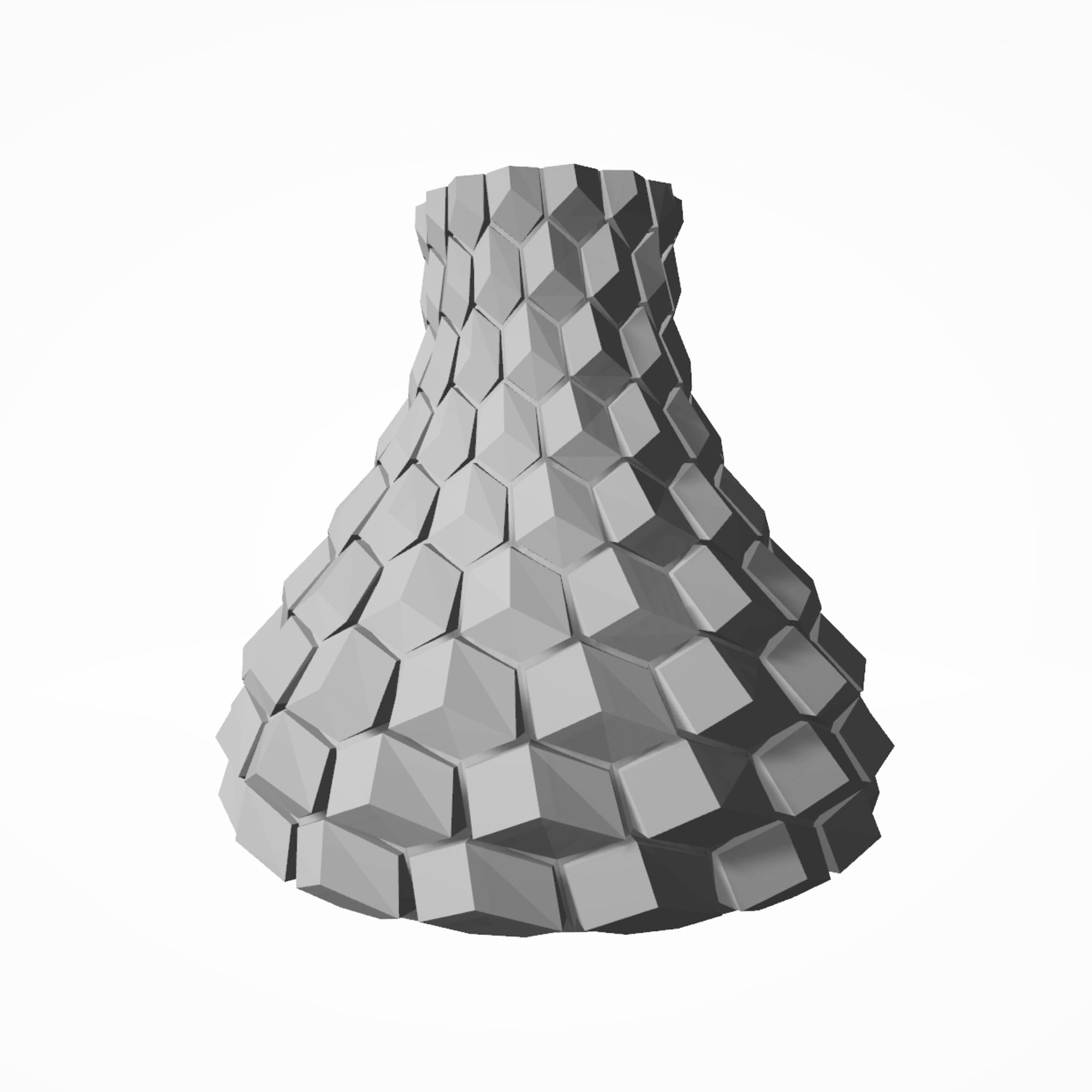 Curved Honeycomb Vase 3 Version Stl Printable - Etsy
