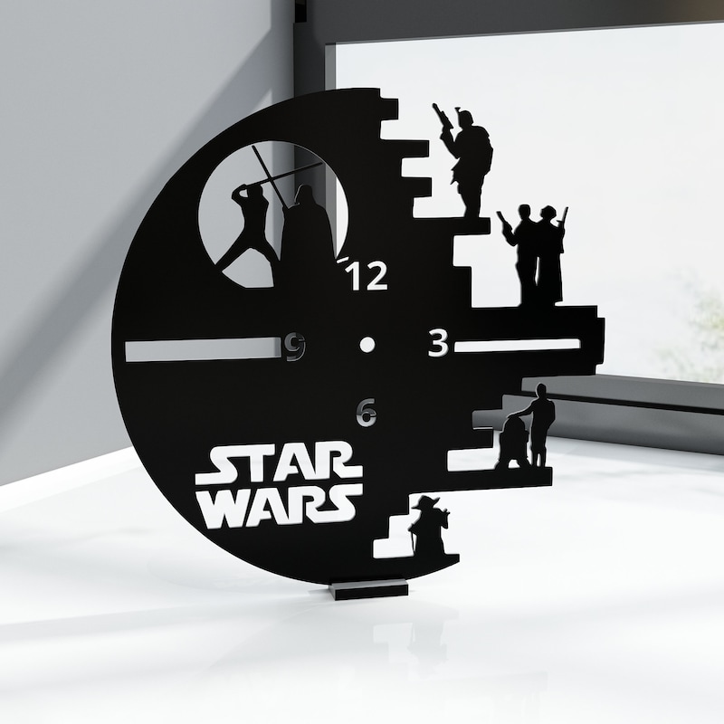 Starwars Clock - Etsy