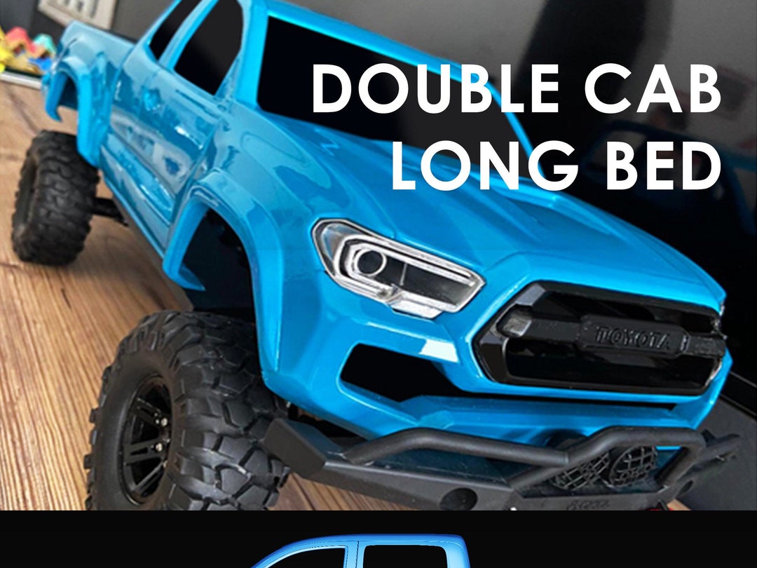1/10 Toyota Tacoma Double Cab Long Bed 3d Rc Crawler Body Stl Files for ...