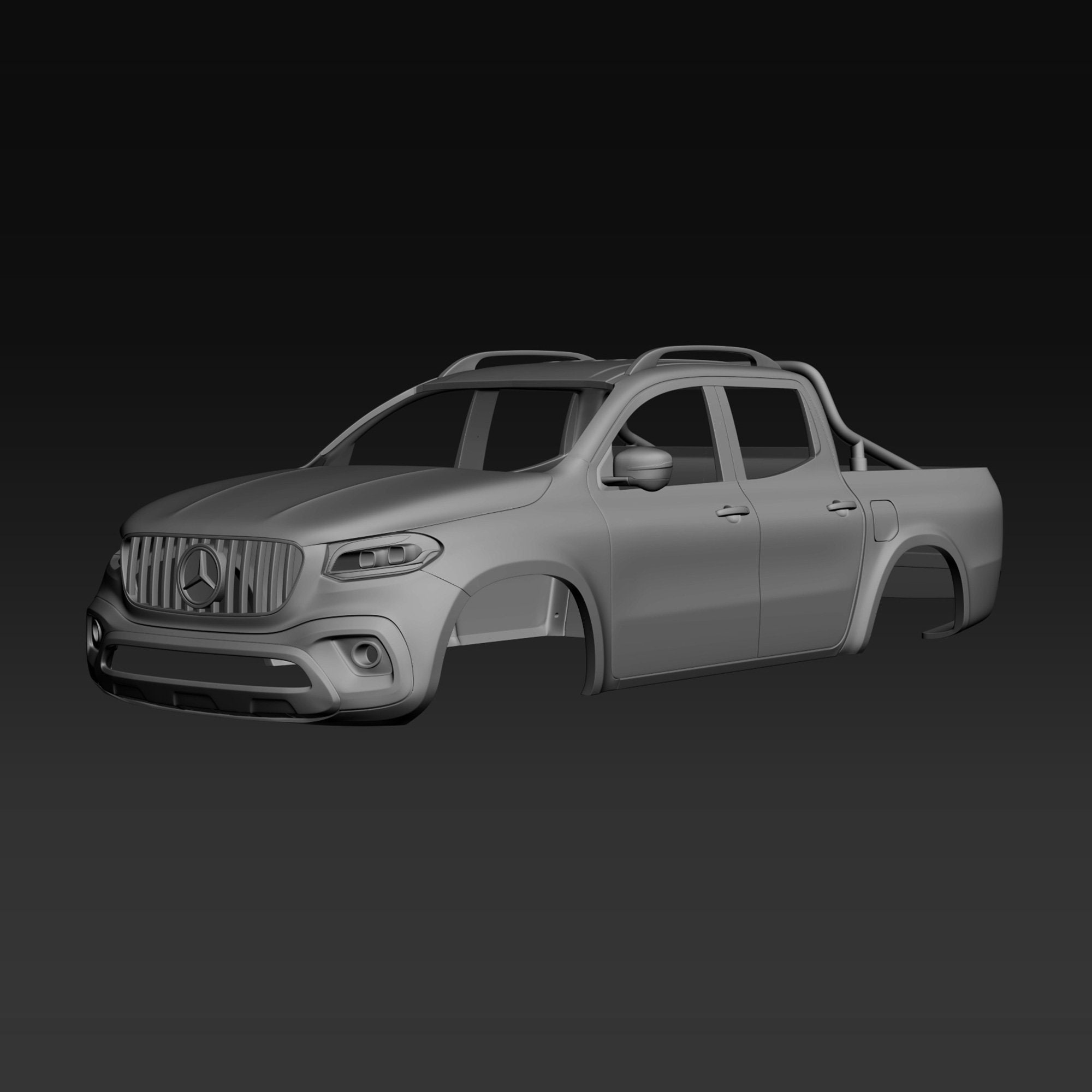 1/10 Mercedes X-class 3d Rc Crawler Body Stl Files for 3d Print - Etsy