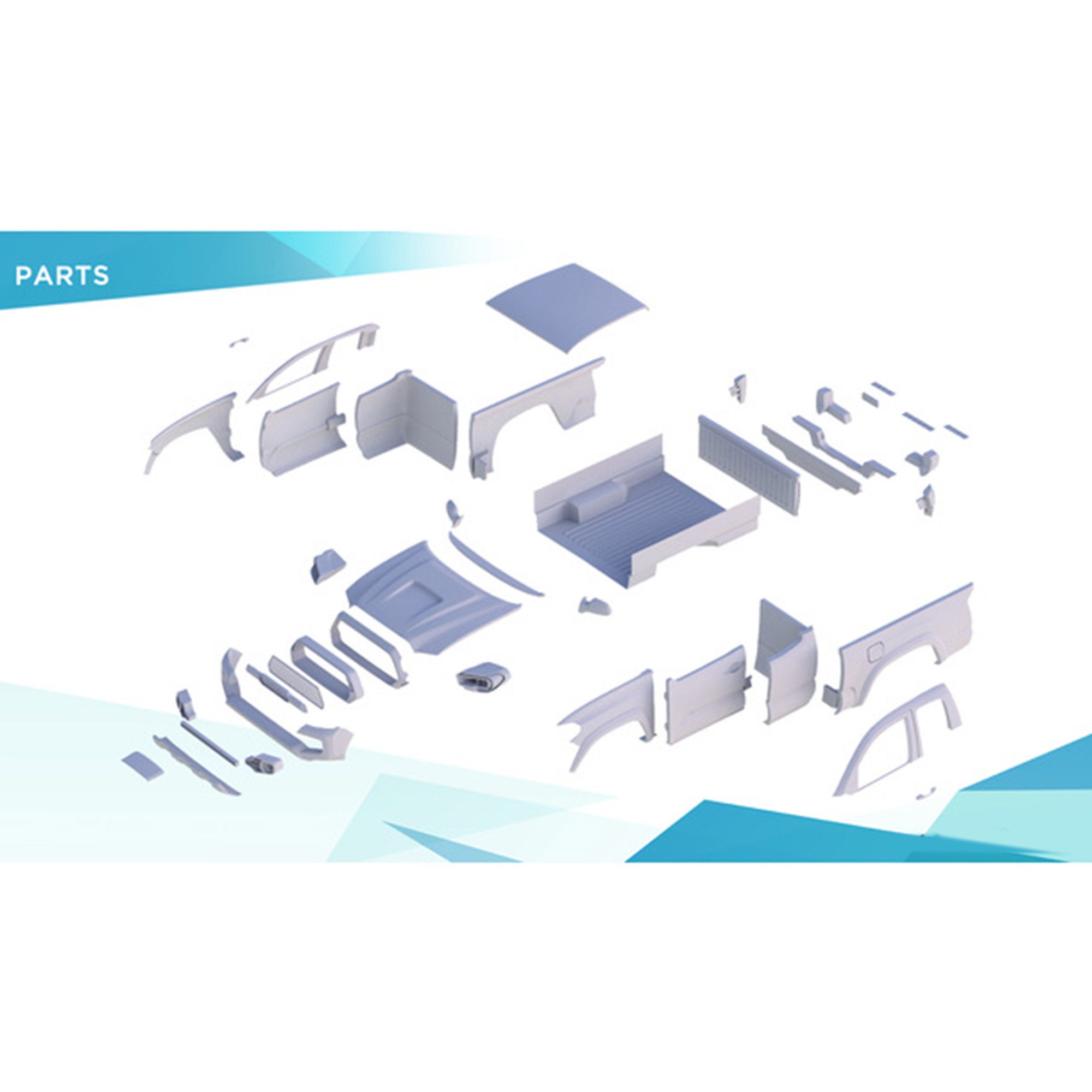 1/10 Toyota Tacoma 3d Rc Crawler Body Stl Files for 3d Print - Etsy