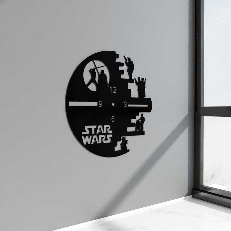 Star Wars Clock 3d Stl Files - Etsy