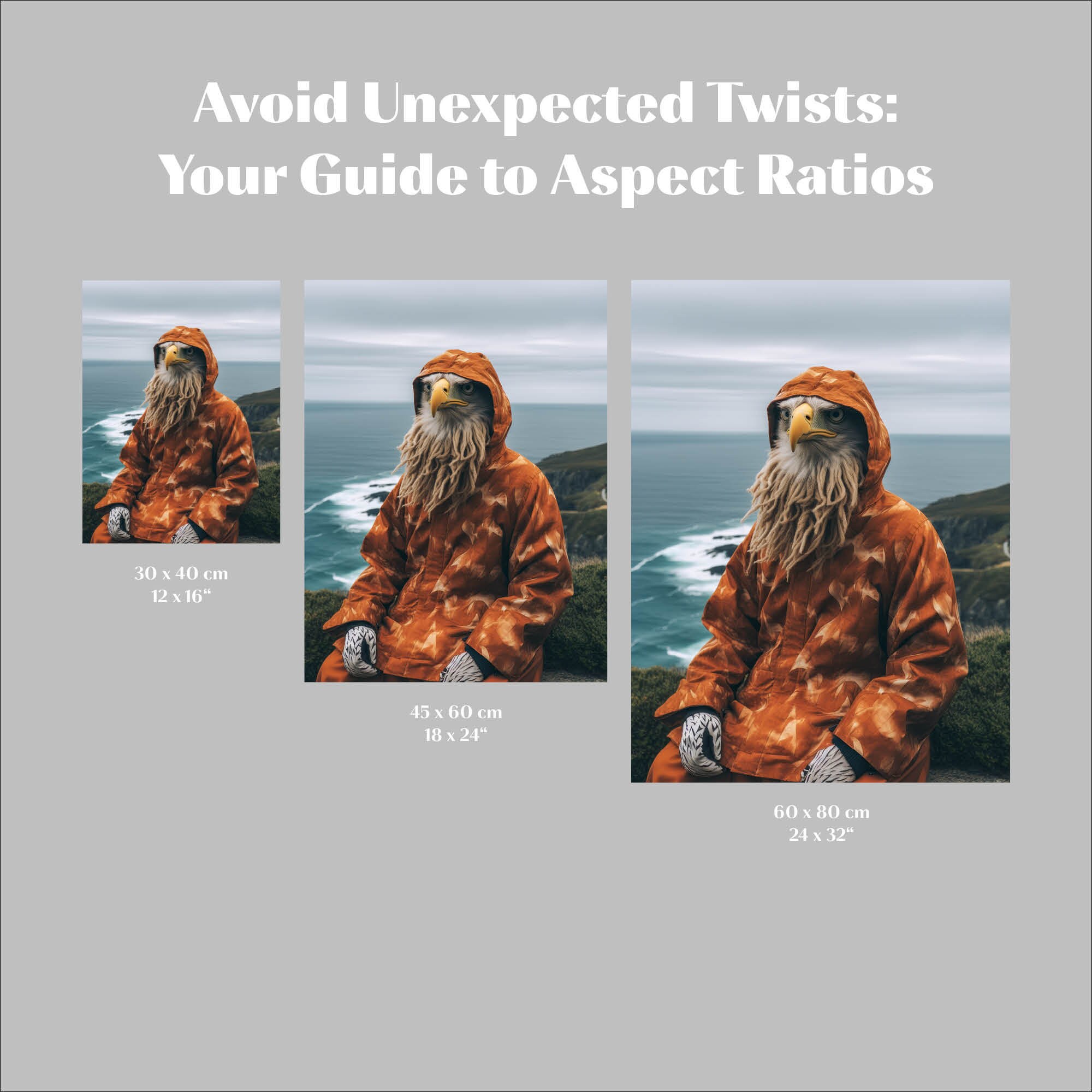 Funky Eagle Print for Coastal Decor Unique Gift for Eagle Enthusiasts ...