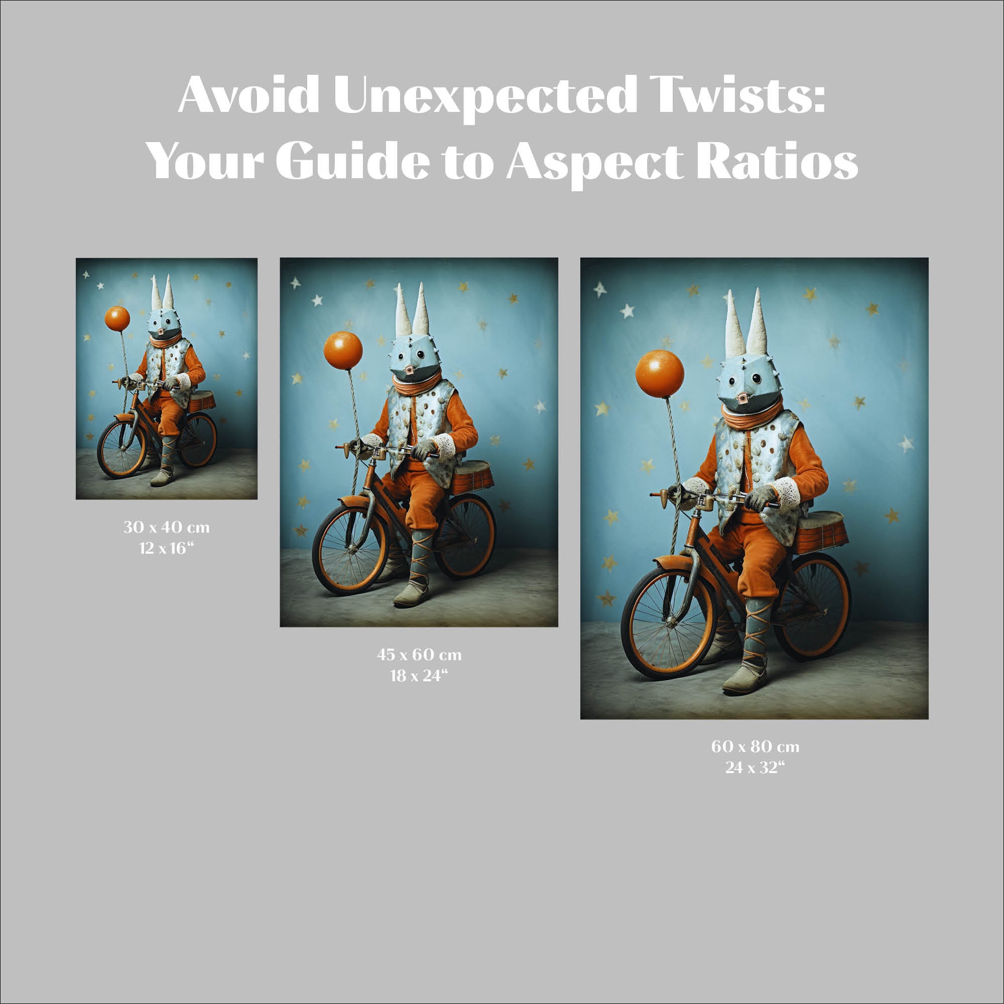 Whimsy Bicycle Clown Print Vintage Circus Art Children Room Wall Art ...