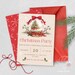 Watercolor Snow Globe Christmas Party Invitation (editable Canva ...