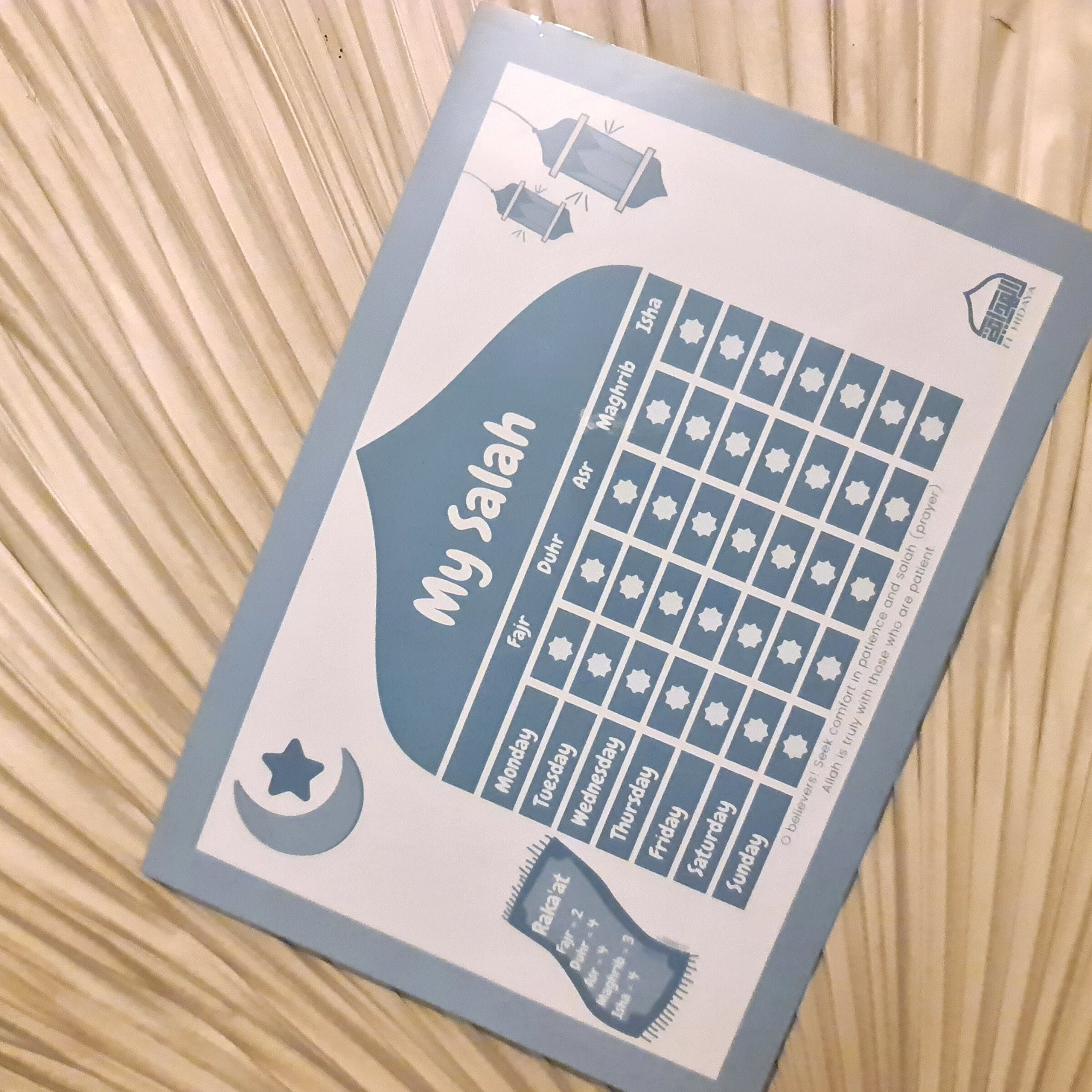 Prayer Tracker for Kids My Salah Magnetic Whiteboard Islamic Gift for ...