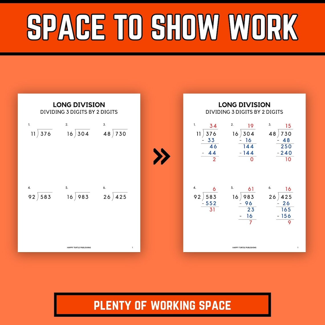 Long Division Practice Worksheets With Answers, 5th Grade Math ...