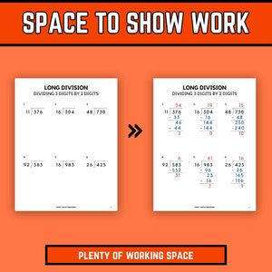 Long Division Practice Worksheets With Answers, 5th Grade Math ...