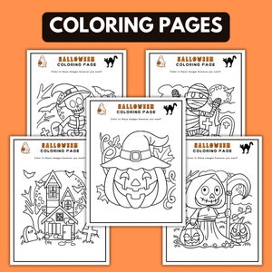 Halloween Activity Pack, Printable Puzzles & Games for Kids and Adults ...