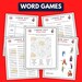 Labor Day Kids Activity Pack, Printable Coloring Puzzles Games Word ...