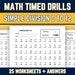 Simple Division Worksheets, Division Facts 0 to 12 Times Table, 3rd 4th ...