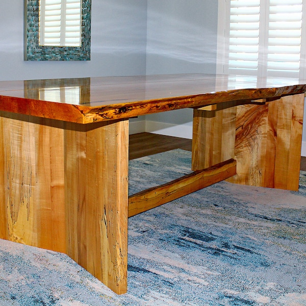 Bookmatched Table - Etsy