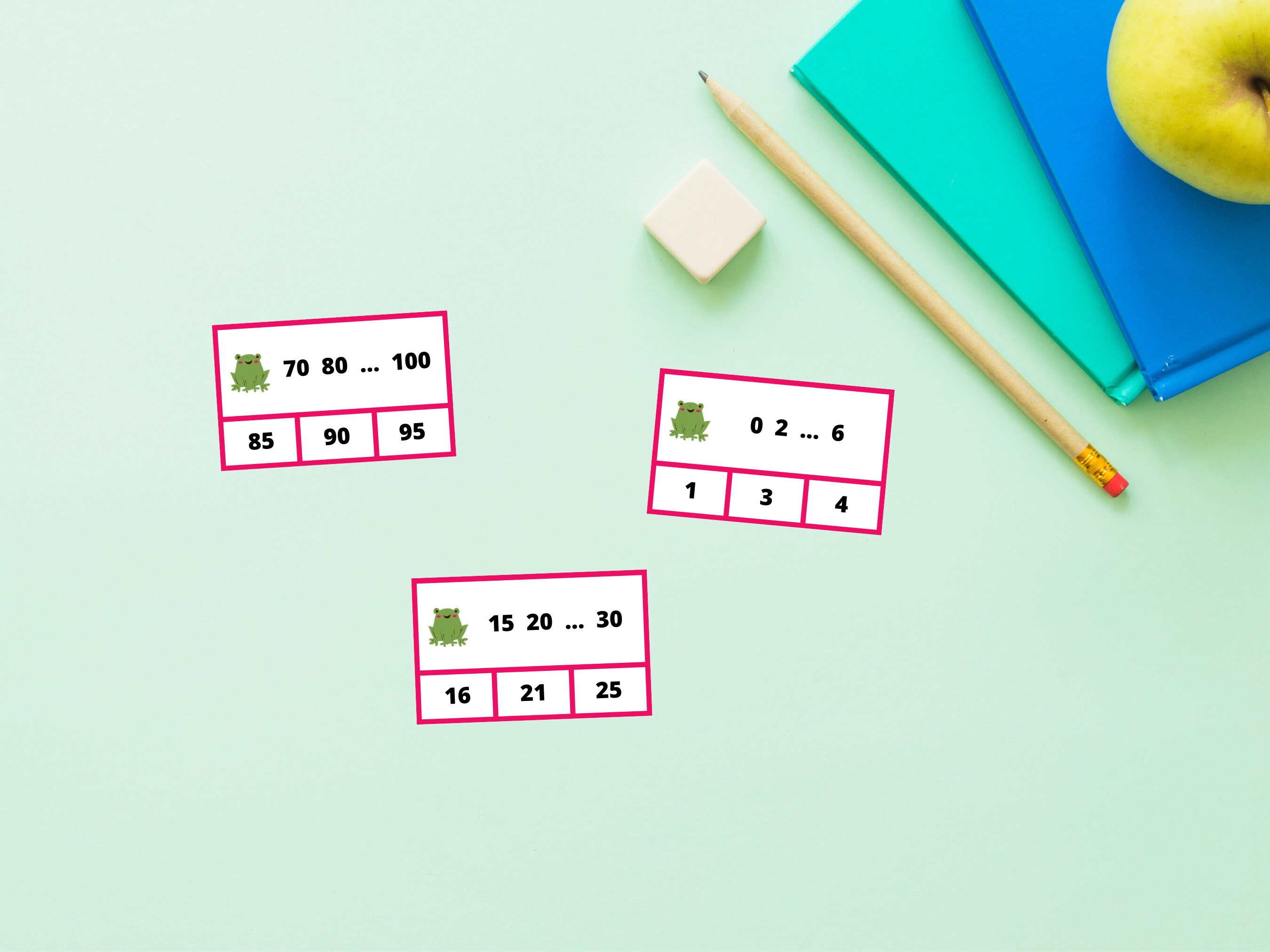 Skip Counting by 2's 5's and 10's Cards Skip - Etsy