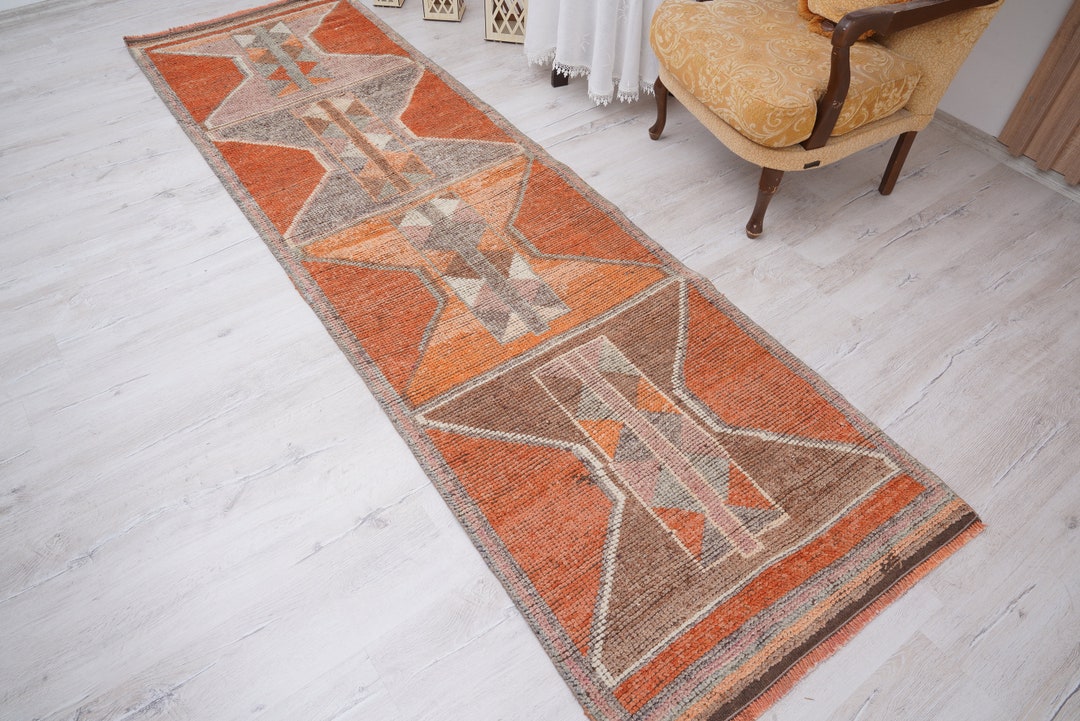 3x10 Runner Rug, Hallway Rug, Oushak Runner,corridor Oushak Rug,vintage ...