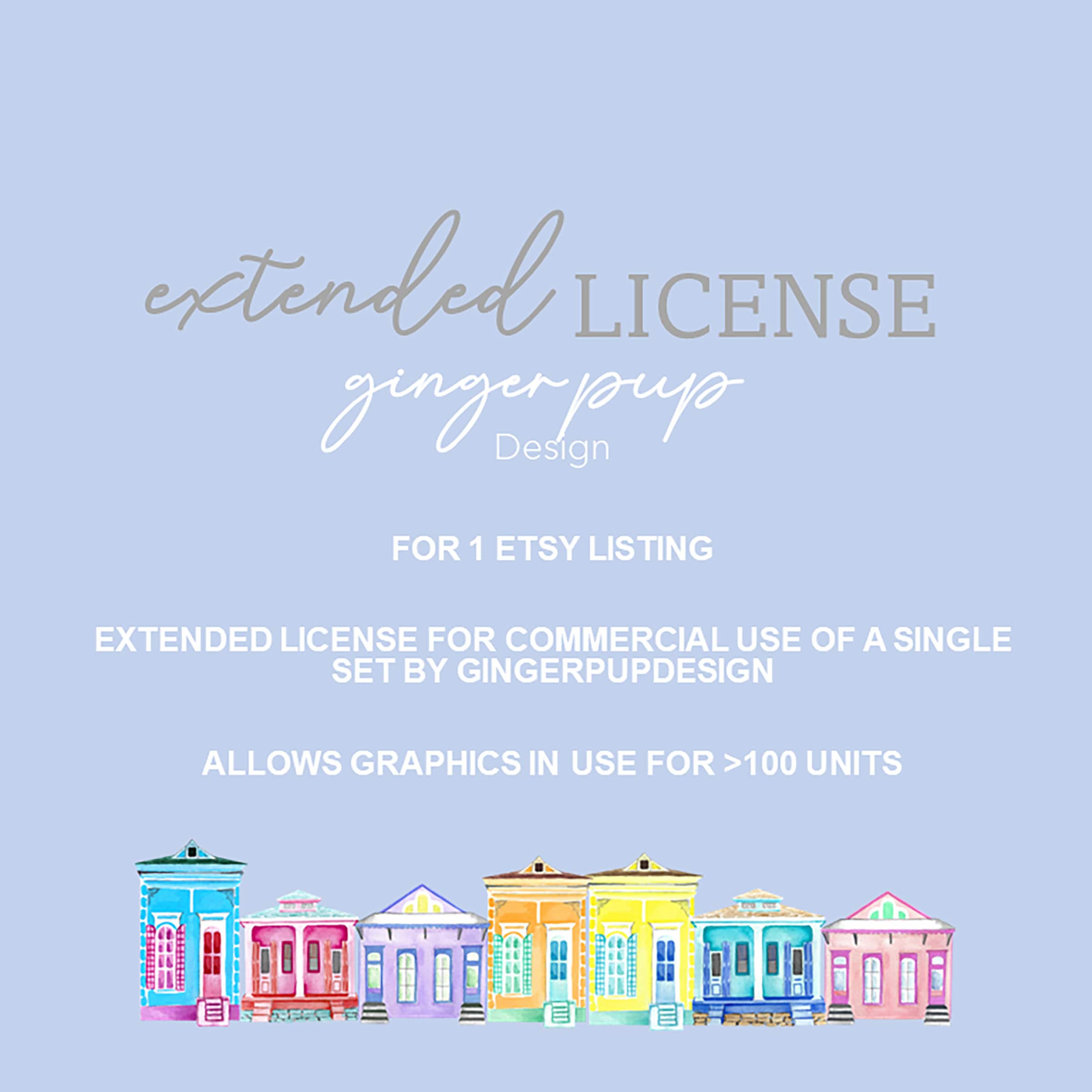 Extended License for One Clipart Set - Etsy