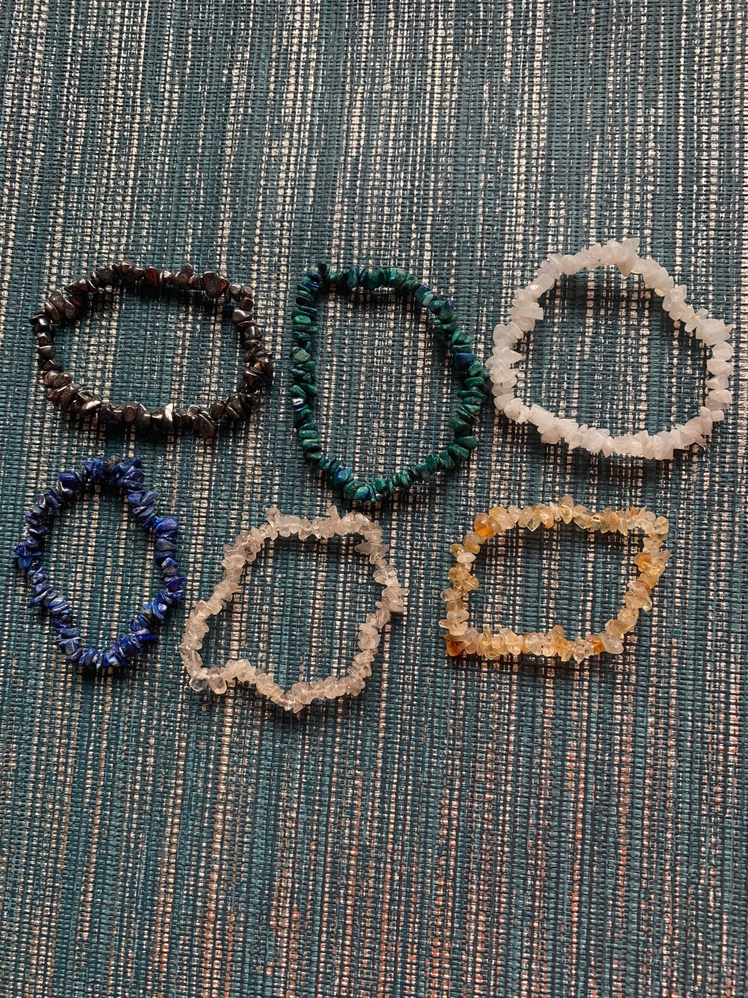 Natural Gemstone Crystal Chip Brackets - Etsy