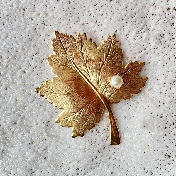 Autumn Leaf Brooch - Etsy