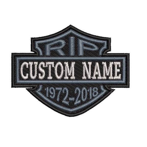 Biker Memorial Patch - Etsy