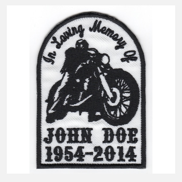 Biker Memorial Patch - Etsy