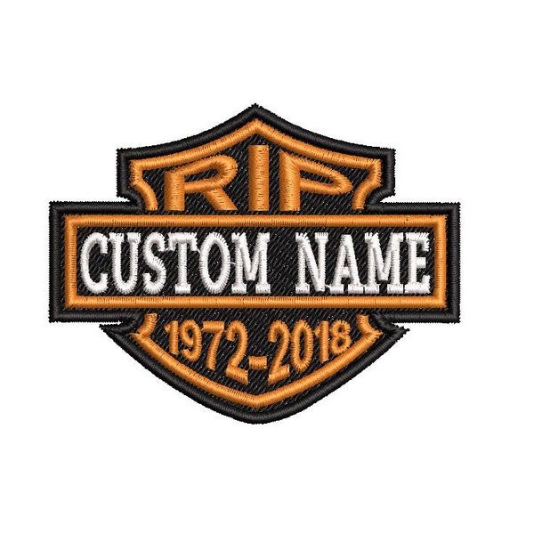 Biker Memorial Patch - Etsy