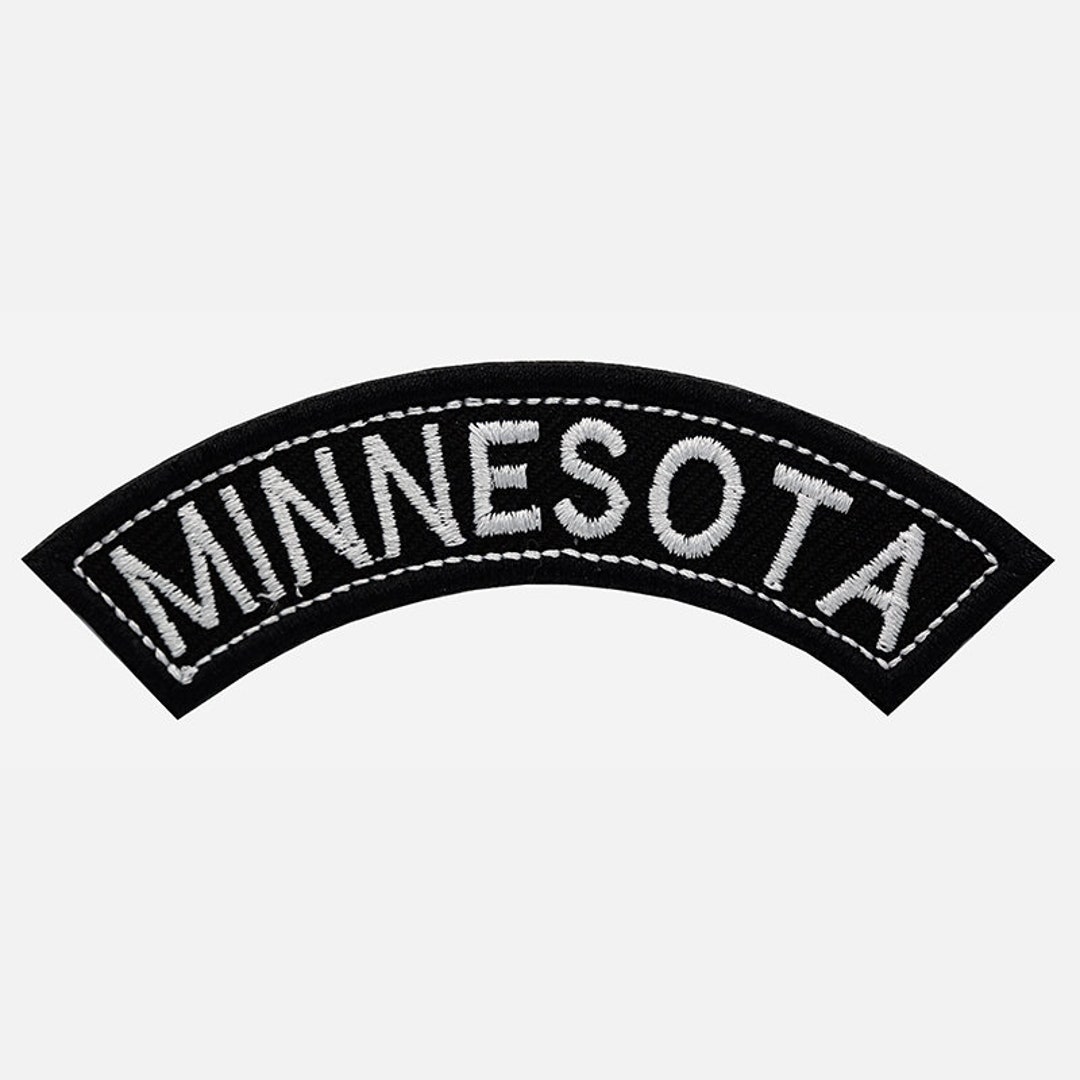 Minnesota Top Mini Rocker Embroidery Biker Patch - Etsy