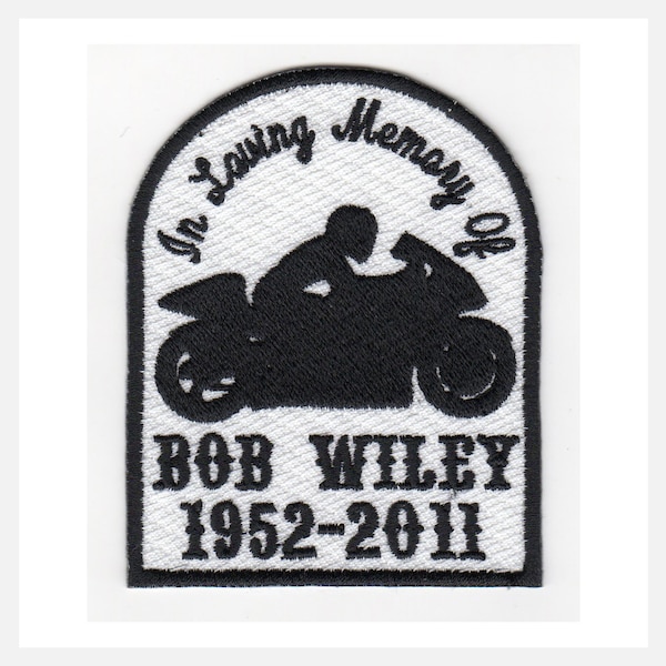 Motorcycle Memorial Patch - Etsy