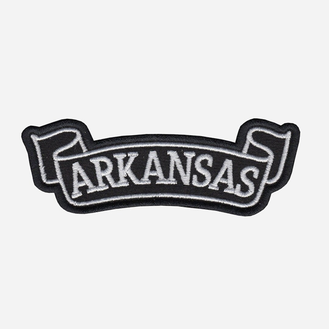 Arkansas Bottom Mini Banner Embroidery Biker Patch - Etsy