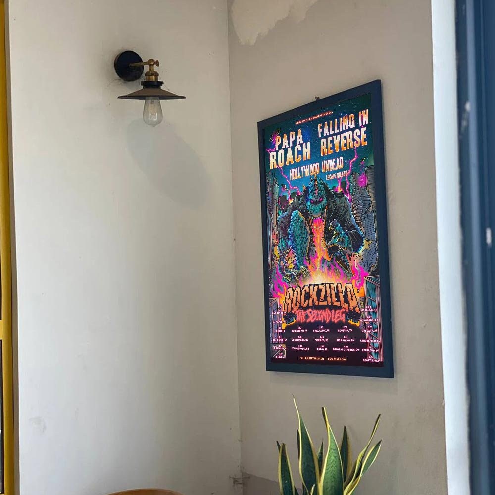 Rockzilla The Second Leg Tour 2023 Poster