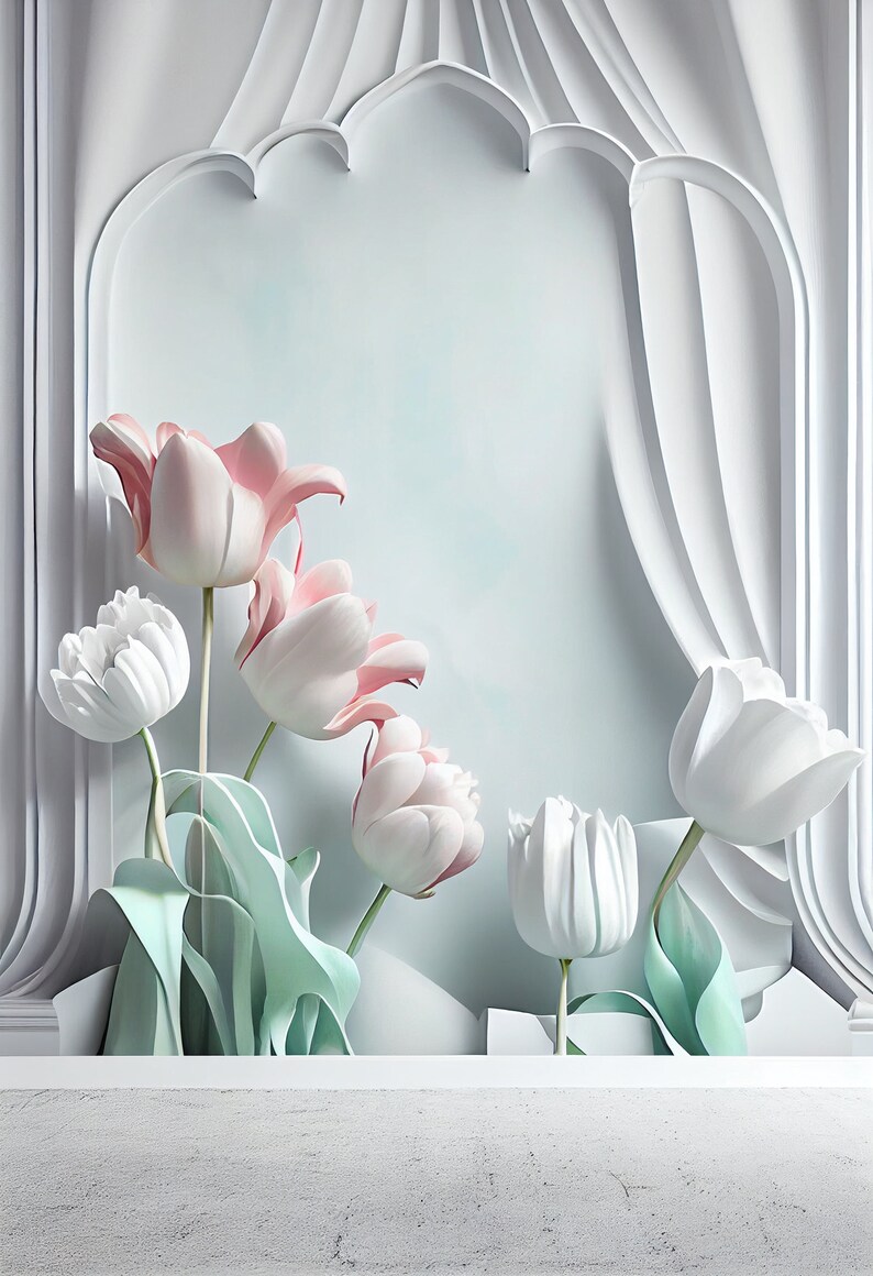 12 Giant Tulip Backdrops Backgrounds for Photographers - Etsy