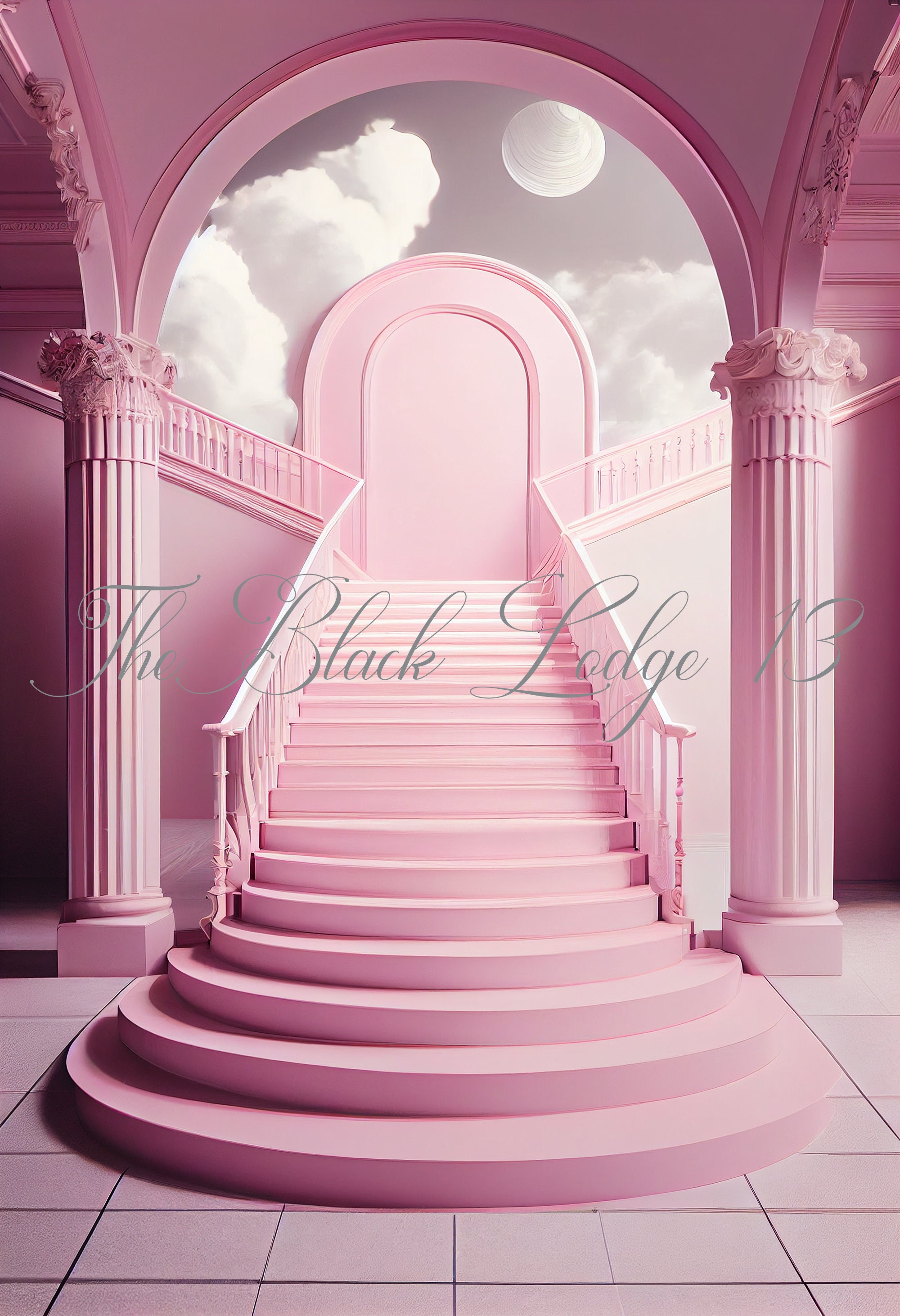 Dreamy Pink Digital Backgrounds For Photograhers Etsy
