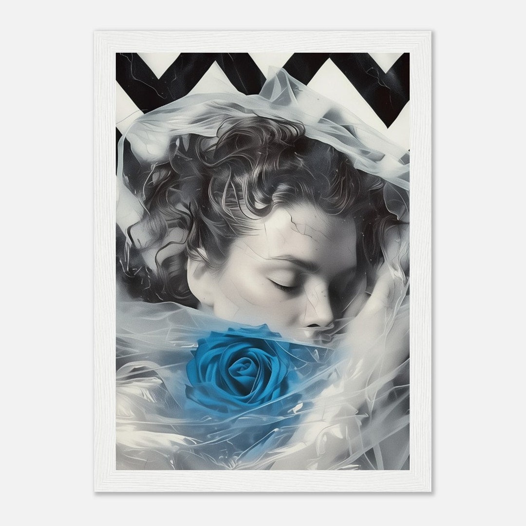 The Blue Rose - Twin Peaks Inspired – Framed Poster - Etsy