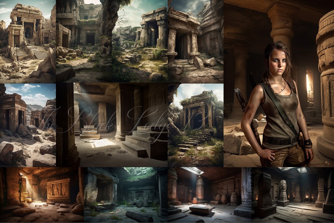 12 Tomb Raider Location Backgrounds Digital Backgrounds - Etsy