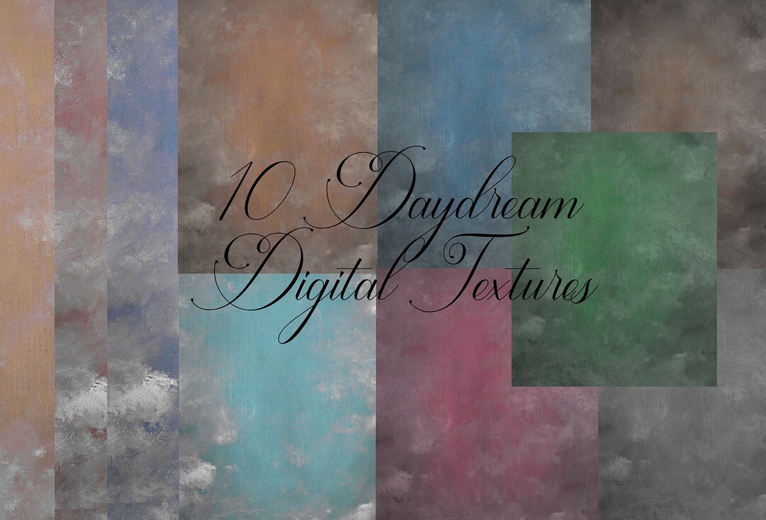 10 Fine Art Digital Textures/overlays - Daydream Collection - Etsy