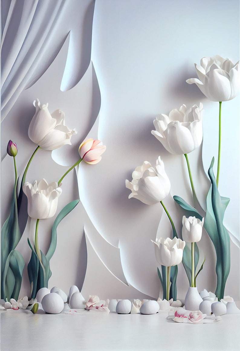 12 Giant Tulip Backdrops Backgrounds for Photographers - Etsy