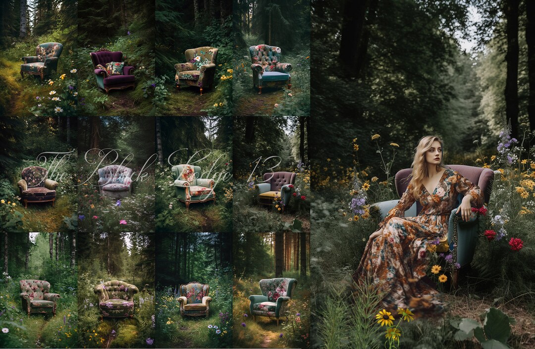 12 Meadow Chair Backgrounds Digital Backgrounds - Photography Backdrops ...