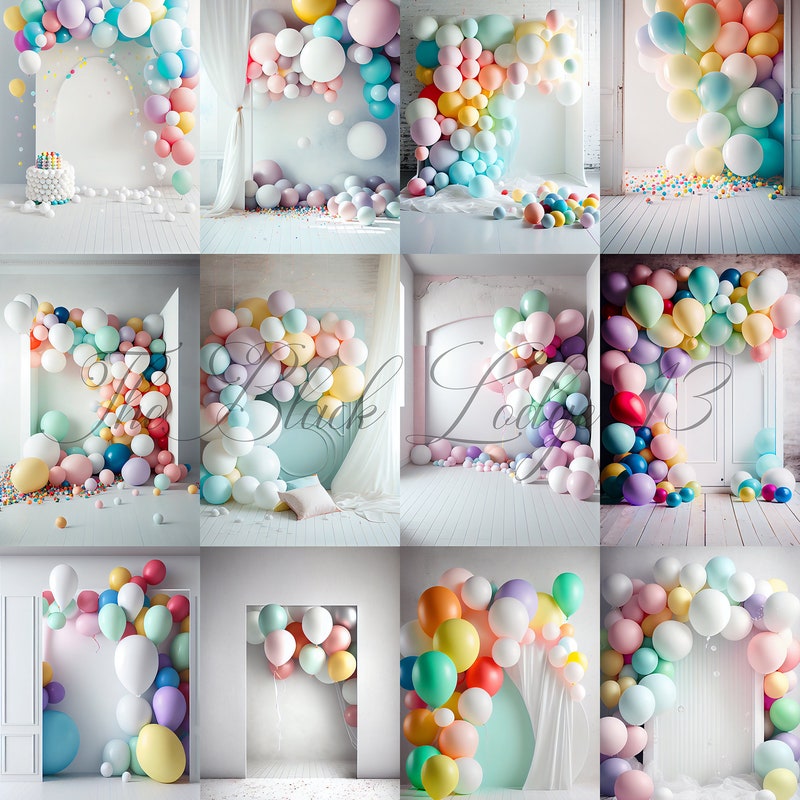 Balloon Photo Backdrop - Etsy