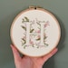 Pretty ‘H’ Embroidery PDF Pattern - Etsy